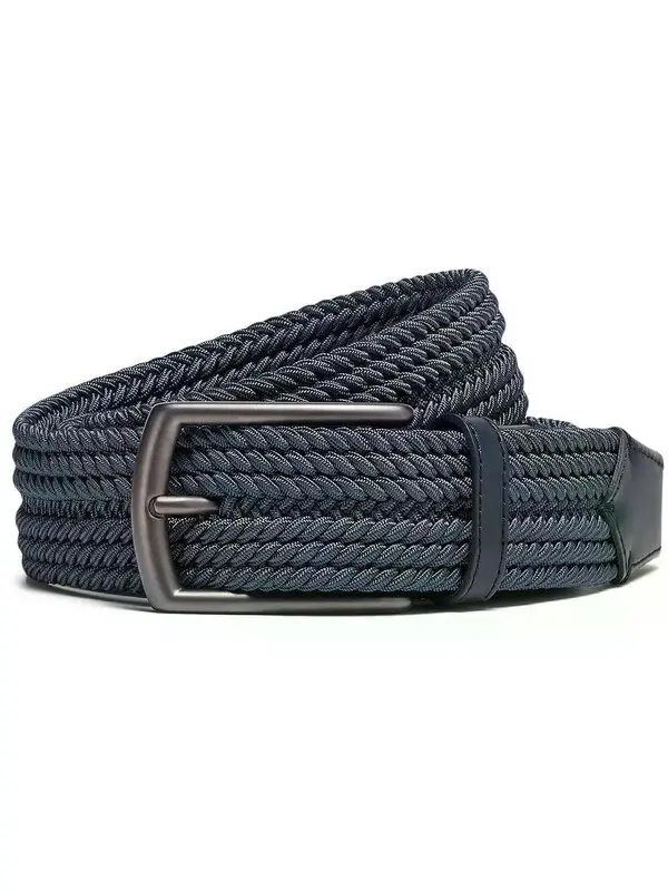 Zegna Braided Belt - Blue