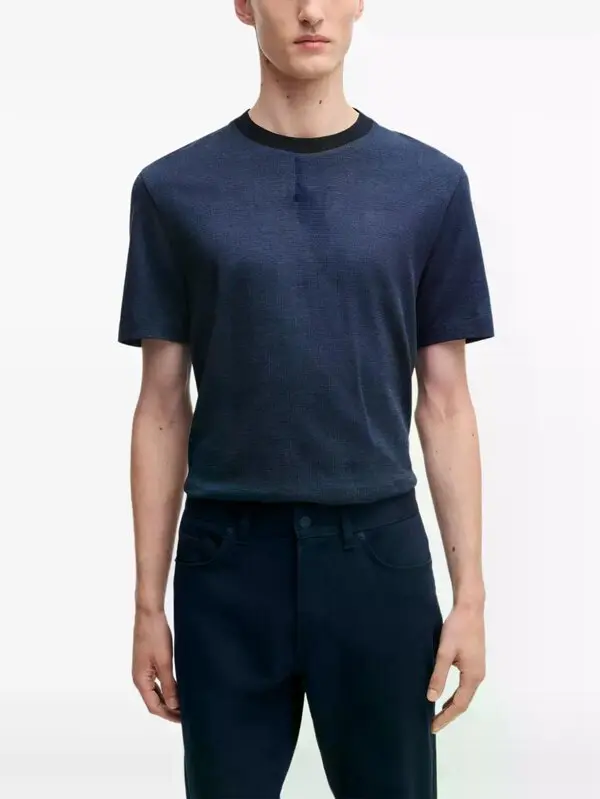 BOSS Cotton T-shirt - Blue