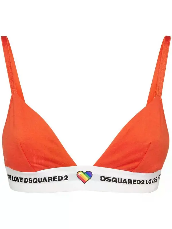 Dsquared2 Canadian Lodge Triangle-cup Bra