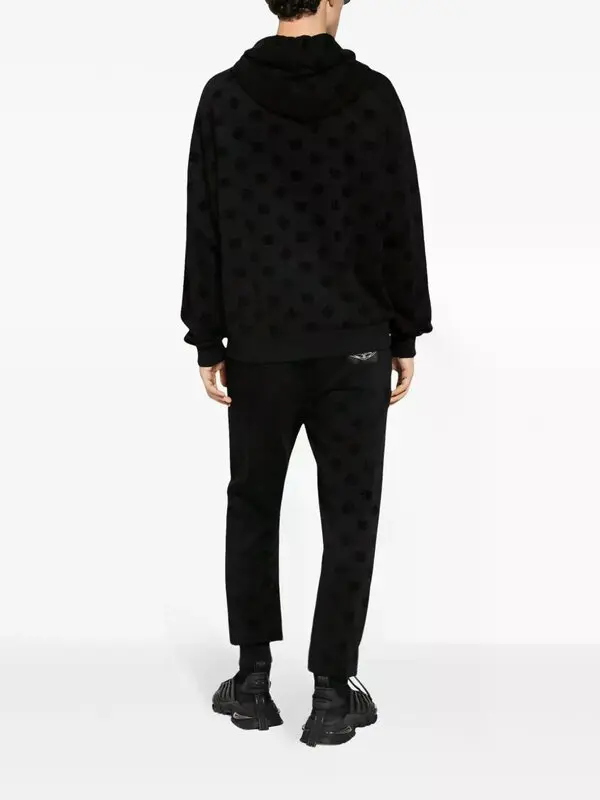 Dolce & Gabbana Monogram-embossed Cotton Track Pants