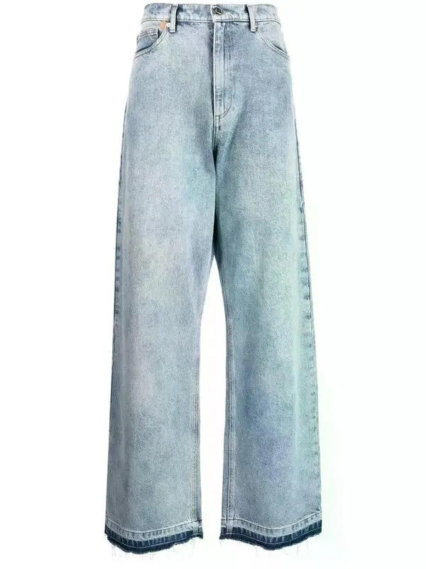 Natasha Zinko Heart-pocket Wide-leg Jeans