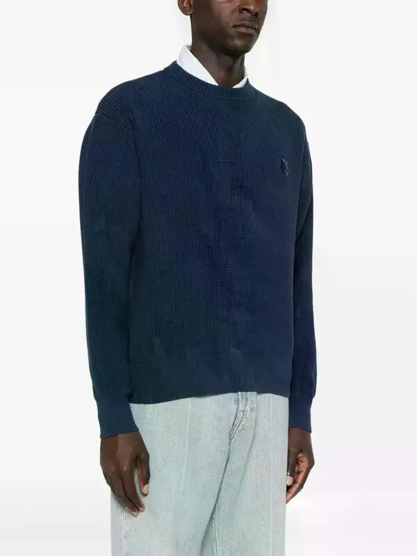 Maison Kitsuné Embroidered Logo Cotton Blend Jumper