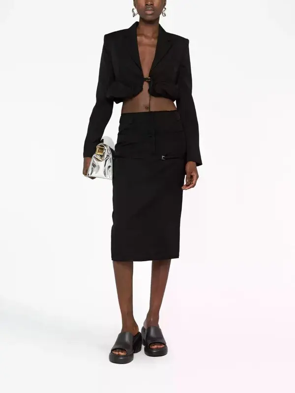 Jacquemus La Veste Croissant Cropped Blazer