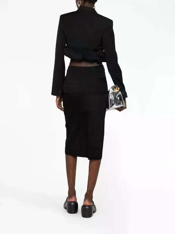 Jacquemus La Veste Croissant Cropped Blazer