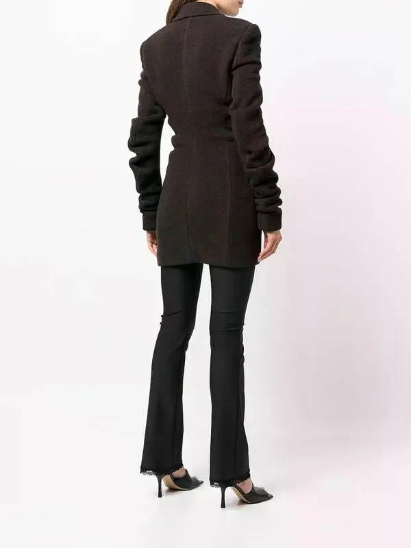 Alexander Wang Ruched Sleeve Wool-blend Jacket