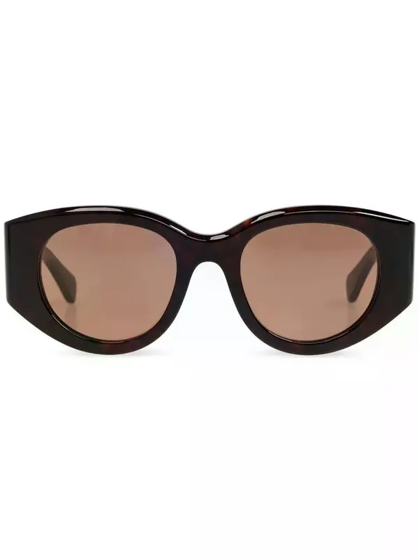 Chloé Gayia Square Frame Sunglasses - Brown