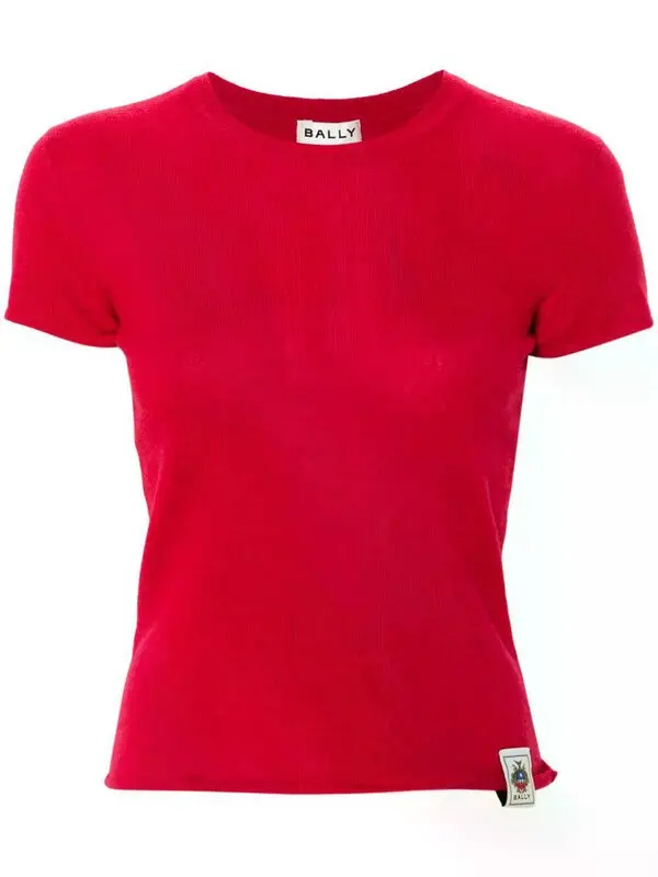 Bally Logo-patch Cashmere T-shirt