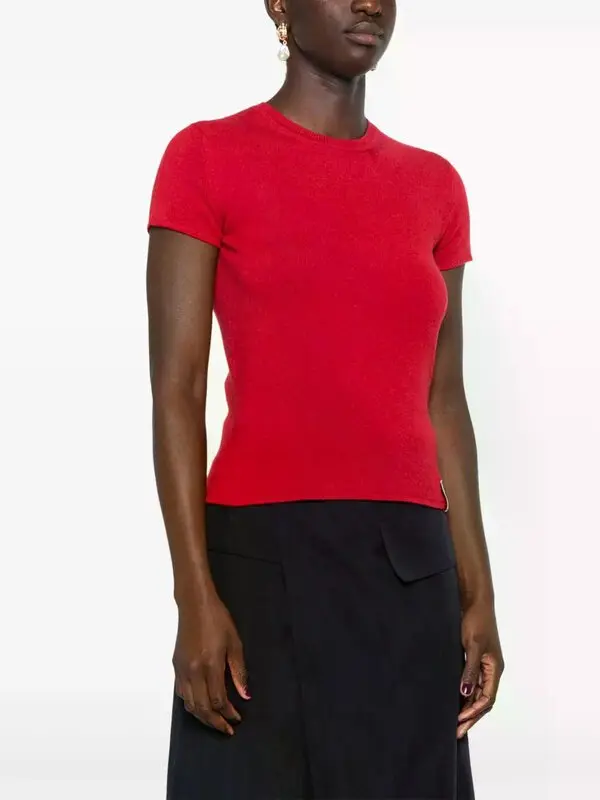 Bally Logo-patch Cashmere T-shirt