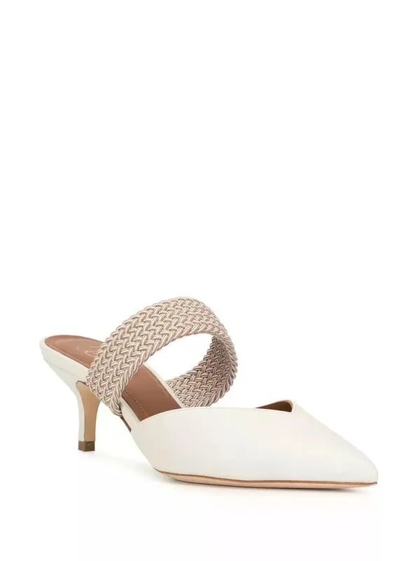 MALONE SOULIERS Maisie Mid-heeled Mules - Neutrals