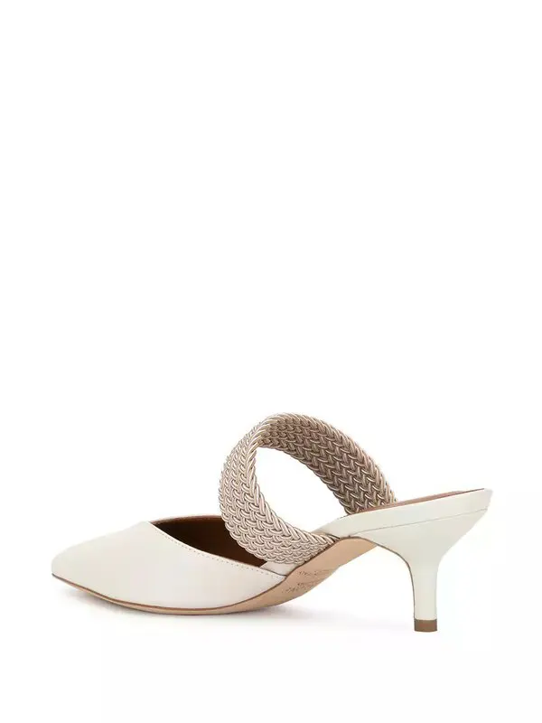 MALONE SOULIERS Maisie Mid-heeled Mules - Neutrals