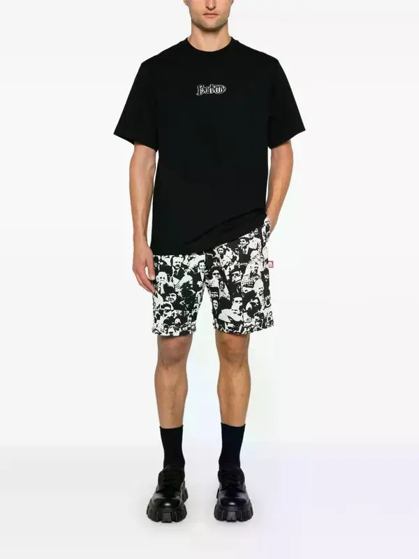 Burberry Flocked-logo T-shirt