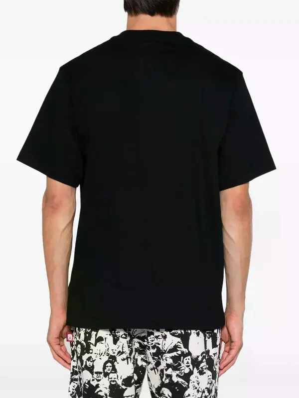 Burberry Flocked-logo T-shirt