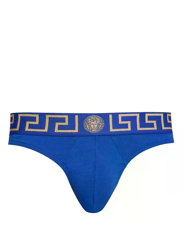 Versace Medusa Greca Briefs - Blue