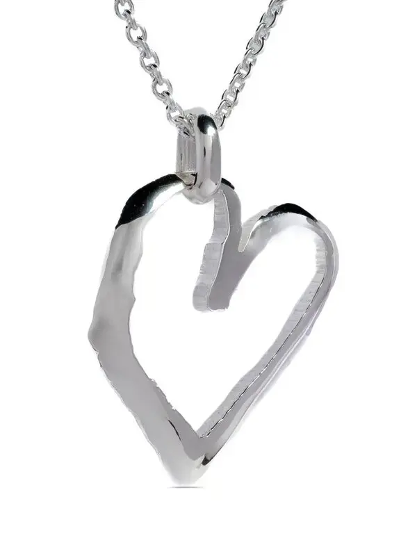 PARTS OF FOUR Jazz's Heart Sterling Necklace - Silver