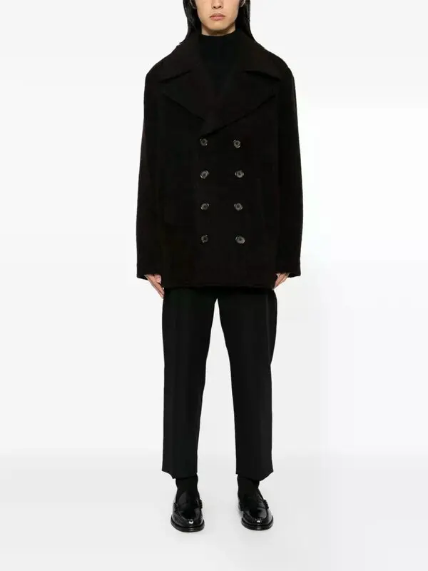 Dolce & Gabbana Double-breasted Mélange Coat