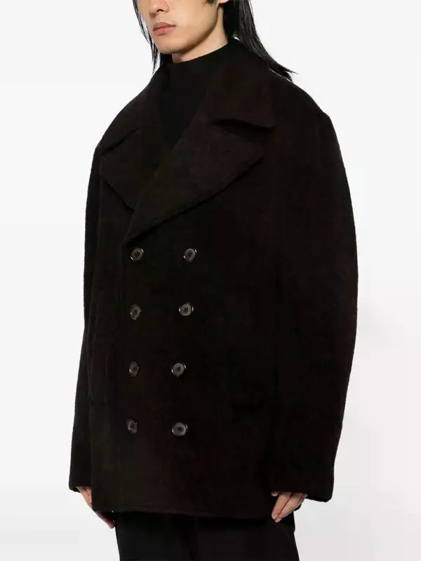 Dolce & Gabbana Double-breasted Mélange Coat