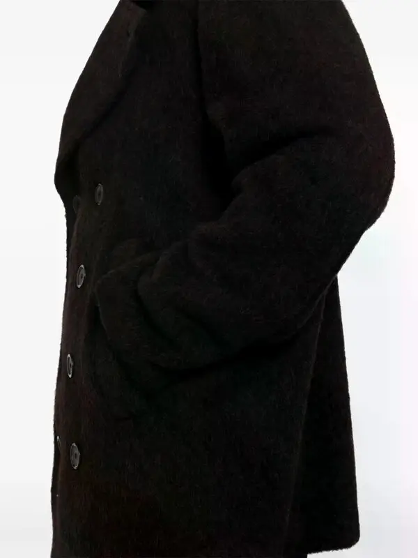 Dolce & Gabbana Double-breasted Mélange Coat