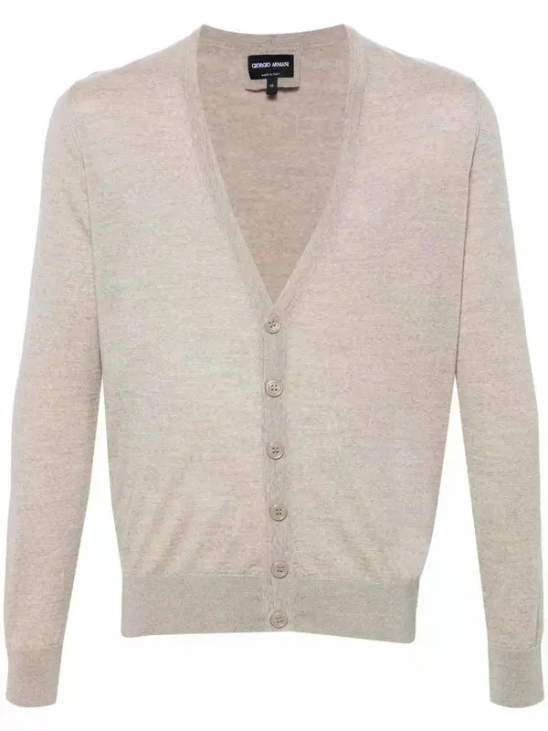 Giorgio Armani V-neck Wool Cardigan