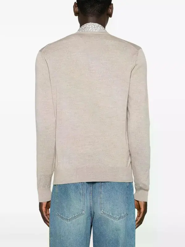 Giorgio Armani V-neck Wool Cardigan
