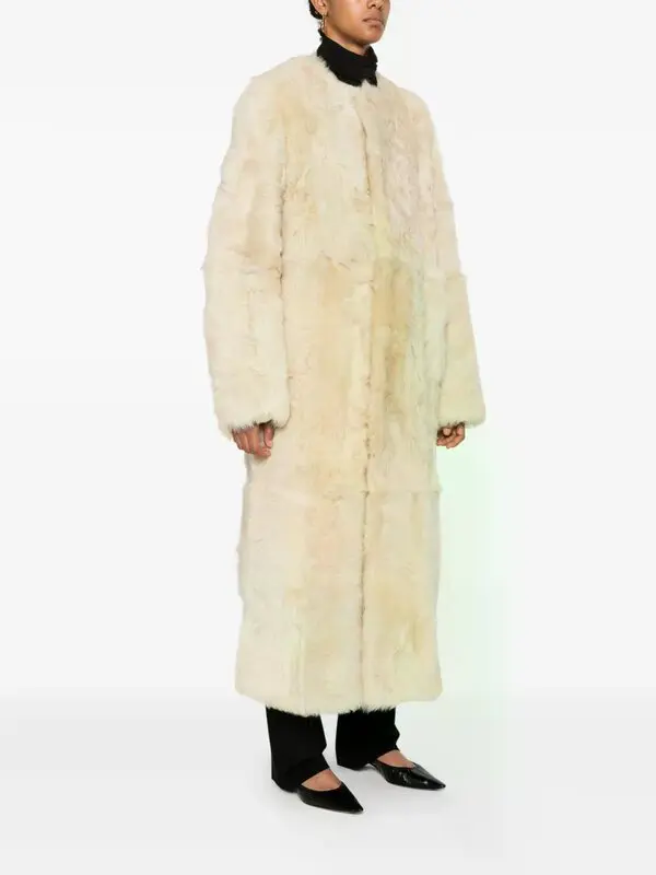 TOTEME Silky Shearling Coat