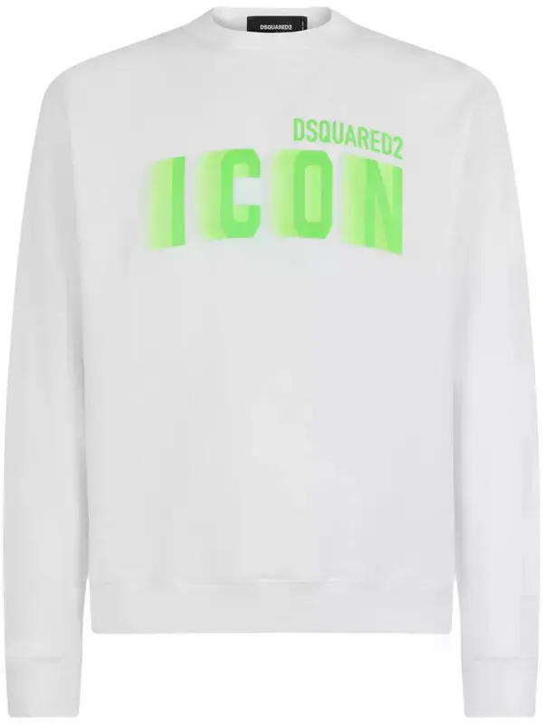 Dsquared2 Logo-print Cotton Sweatshirt - Grey