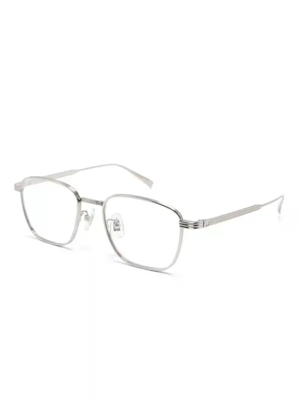 Dunhill Square-frame Glasses - Silver