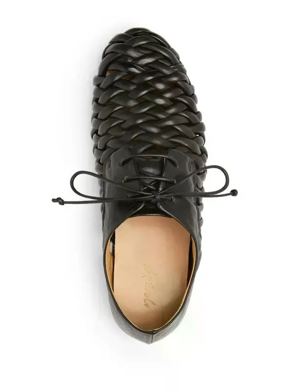 Marsèll Steccoblocco Interwoven Leather Derby Shoes