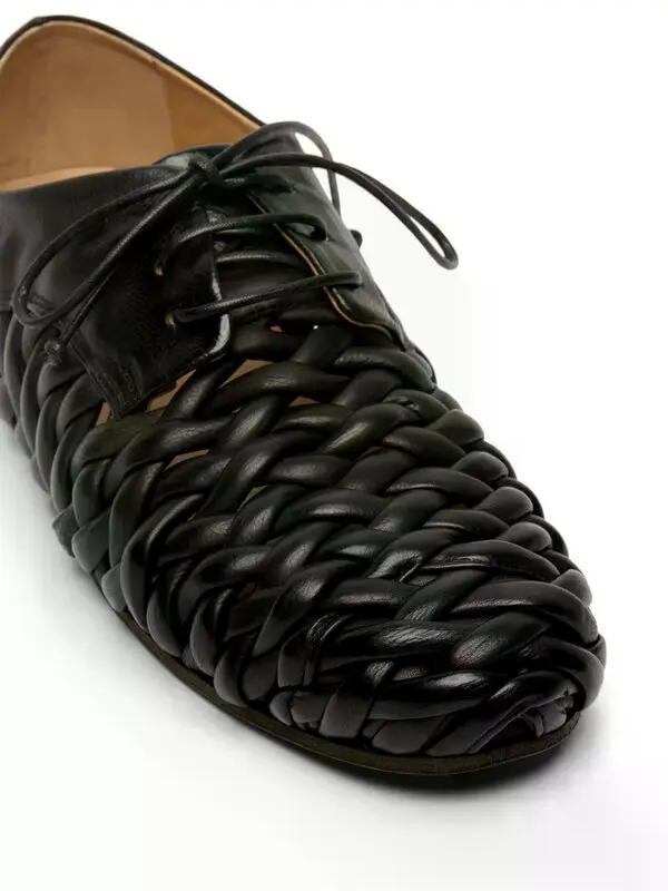 Marsèll Steccoblocco Interwoven Leather Derby Shoes