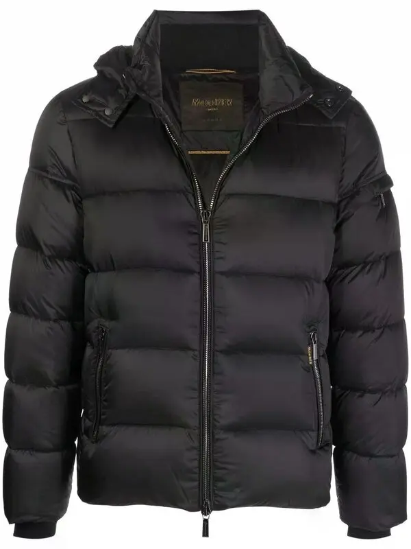 MOORER Brett Padded Jacket - Black