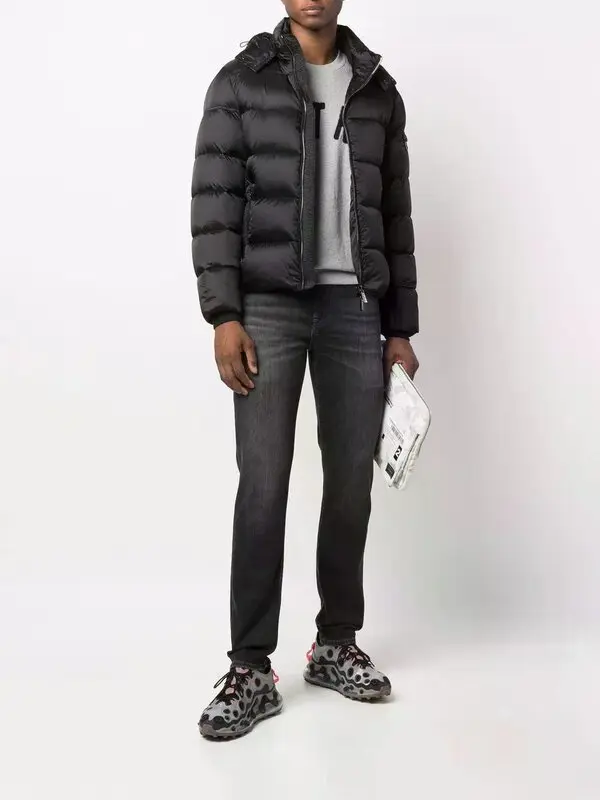 MOORER Brett Padded Jacket - Black