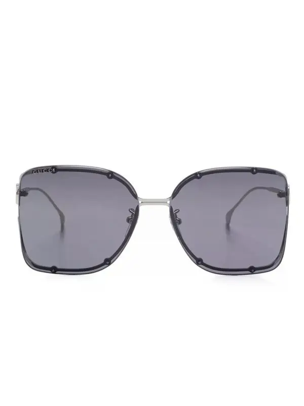Gucci Oversize-frame Sunglasses - Grey