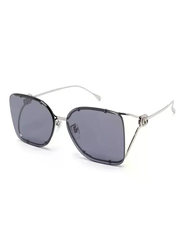Gucci Oversize-frame Sunglasses - Grey
