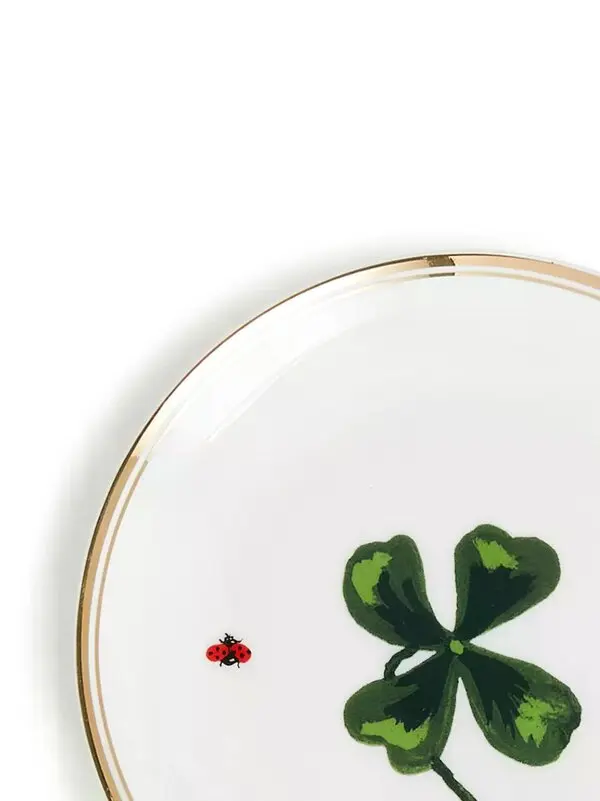 BITOSSI HOME Set-of-six Cloverleaf Plates
