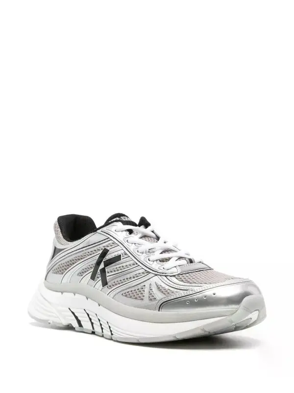 Kenzo Space Metallic Mesh Sneakers - Grey
