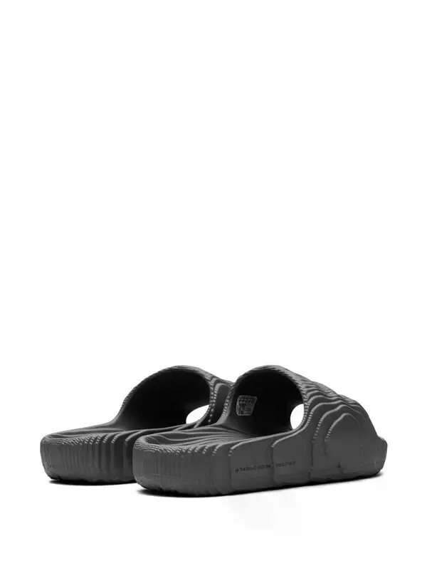 Adidas Adilette 22 Textured Slides - Grey
