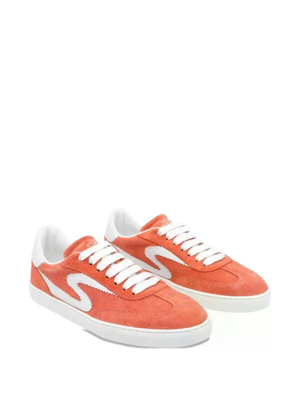 STUART WEITZMAN Leather Sneakers - Orange