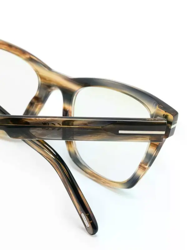 TOM FORD Tortoiseshell Round-frame Optical Glasses