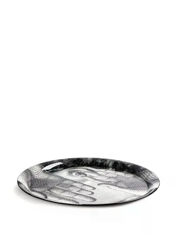 FORNASETTI Tema E Variazioni Plate - White