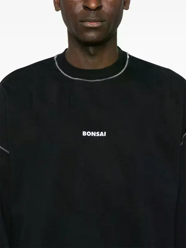 BONSAI Logo-print Long-sleeve T-shirt