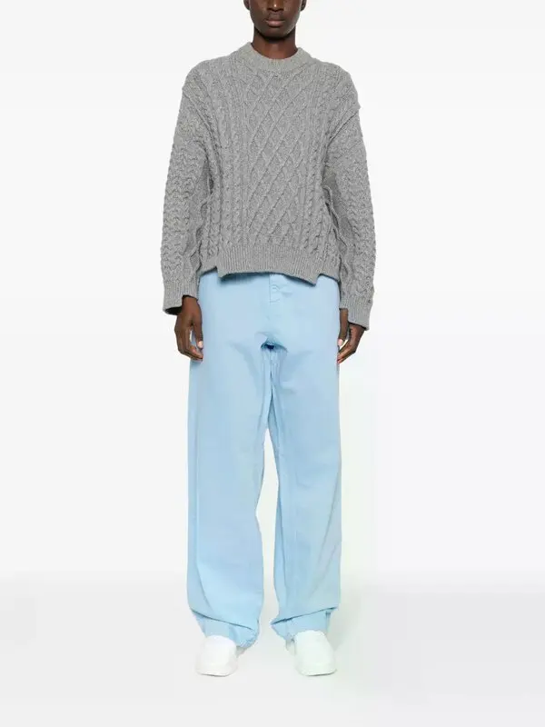 OBJECTS IV LIFE Wide-leg Clasp Jeans