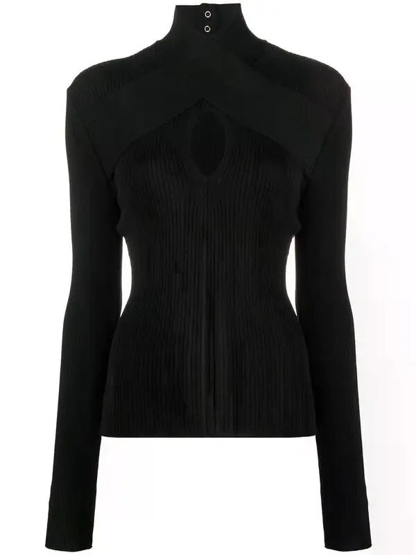 MSGM High-neck Knitted Top