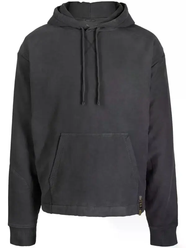OBJECTS IV LIFE Logo-plaque Drawstring Hoodie