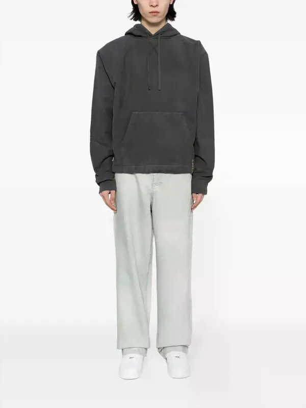 OBJECTS IV LIFE Logo-plaque Drawstring Hoodie