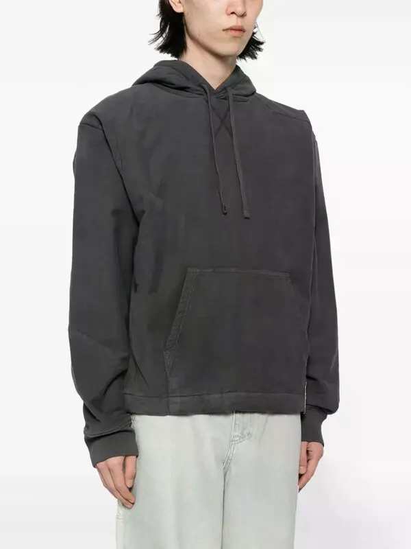 OBJECTS IV LIFE Logo-plaque Drawstring Hoodie