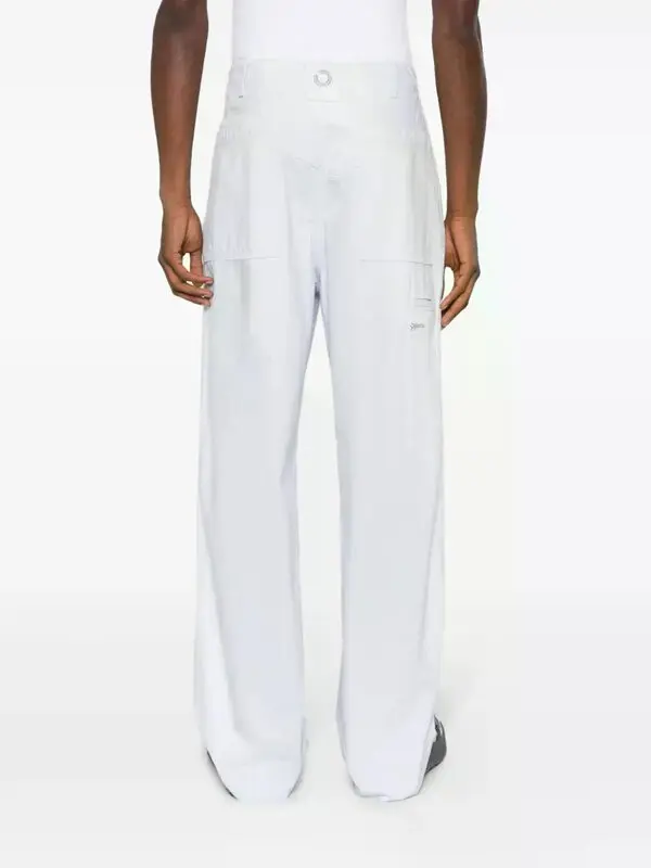 OBJECTS IV LIFE Mid-rise Wide-leg Jeans - Blue