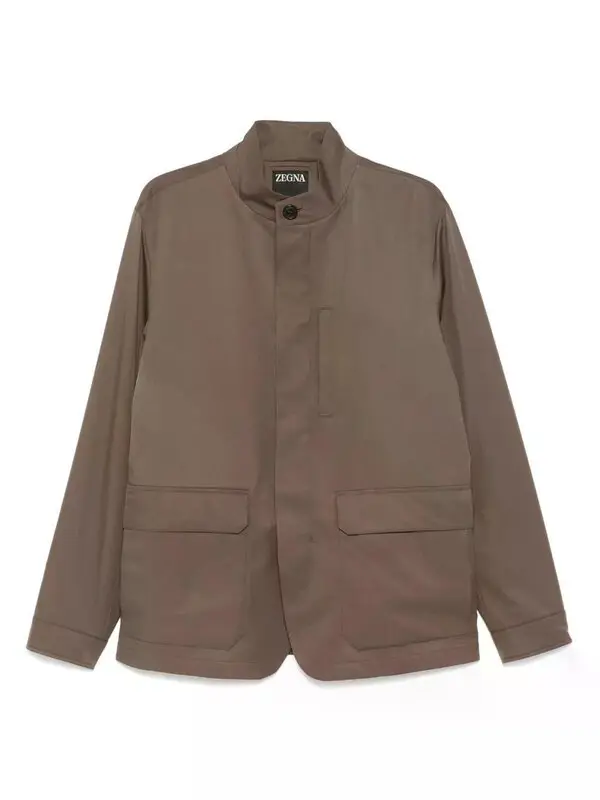 Zegna Water-repellent Jacket - Brown
