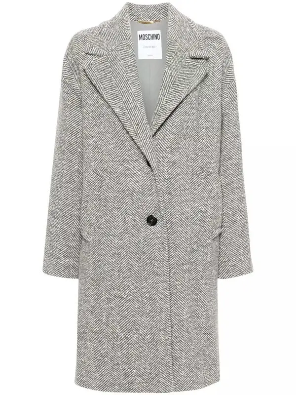 Moschino Herringbone Coat