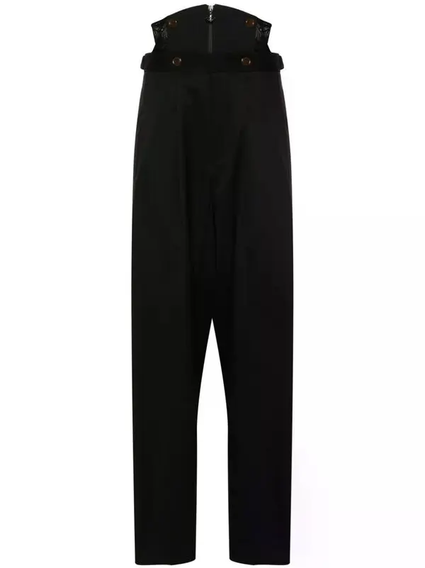 VIVIENNE WESTWOOD Corset-detail Trousers - Black