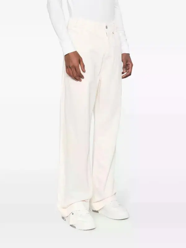 OBJECTS IV LIFE Mid-rise Wide-leg Jeans - Neutrals