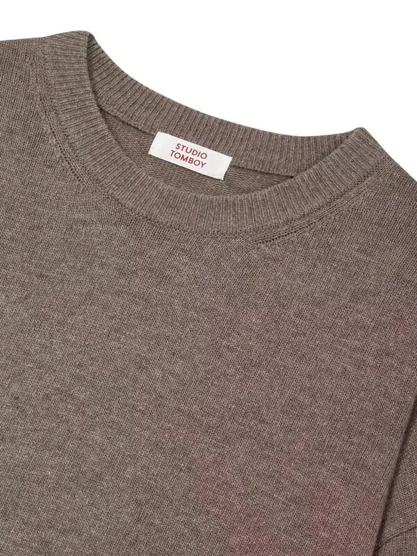 STUDIO TOMBOY Mélange-effect Jumper